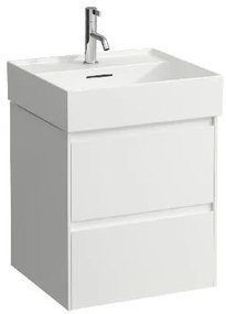 Laufen Lani - Umyvadlová skříňka, 48x45x52 cm, 2 zásuvky, lesklá bílá H4035121122611