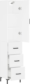 Skříň highboard bílá 34,5 x 34 x 180 cm kompozitní dřevo 3198849