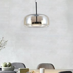 LED Solution Černé závěsné LED svítidlo s jantarovým stínidlem 33cm 6W 23378