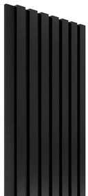 Akustický panel černý 29,5x275 cm lamely na filcu