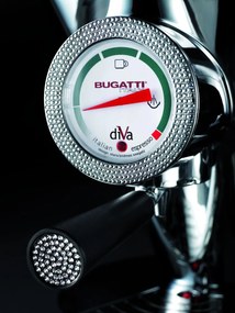 Kávovar, pressovač Diva SWAROVSKI Bugatti + dóza na kávu KOZIOL