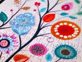 ENJOY Puzzle Kéž modrý pták štěstí přiletí na tvůj strom / 1000 dílků