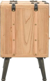 vidaXL Noční stolek z masivního jedlového dřeva 50 x 35 x 57 cm [245771]