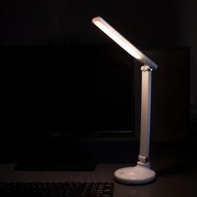 Zuma Line 1913-WH-LED Nabíjecí stolní lampa LED/6W/1200 mAh 3000/4500/6000K bílá