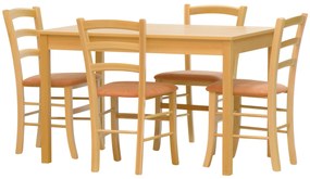Stima Židle PAYSANE s čalouněným sedákem Odstín: Ořech, Látky: LUX terracotta 10