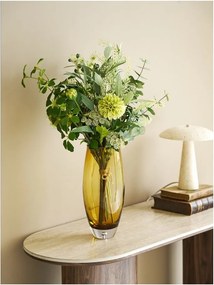 Oranžová skleněná váza (výška 32 cm) – House Nordic