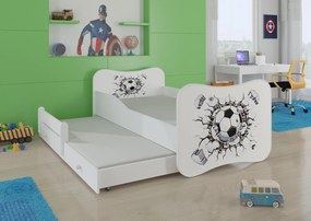 Dětská postel s matracemi GONZALO II 160x80 Motiv: BALL