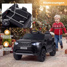 Costway 12 V Land Rover dětské elektrické závěsné auto LED hudební bezdrátové