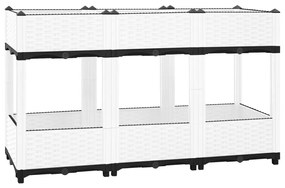 Vyvýšený záhon 120 x 40 x 71 cm polypropylen