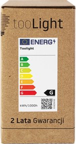 Toolight Toolight, LED žárovka E27, 7W, 490lm, 3000K teplá, RSL021, OSW-20006