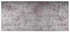 Koberec pratelný 80 x 300 cm šedý 337959