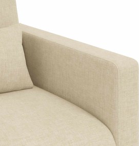 Set pohovek 2 ks Krémová textil 3407586