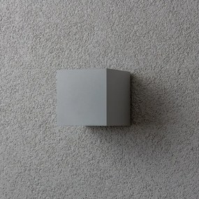 Brilagi - LED Venkovní nástěnné svítidlo CUBE LED/6W/230V šedá IP54