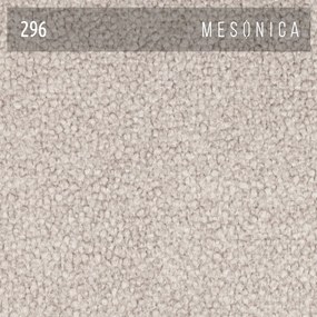 Krémová čalouněná dvoulůžková postel s roštem 180x200 cm Fioro – MESONICA