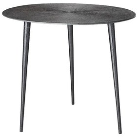 Hliníkový stolek kaylee ø 61 x 53 černý MUZZA