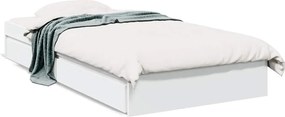Rám postele se zásuvkami bílý 75 x 190 cm kompozitní dřevo 3280713