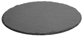 Břidlicový talíř 28 cm černý