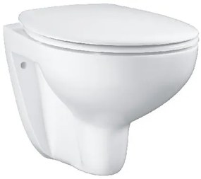 Grohe Bau Ceramic - Závěsné WC se sedátkem SoftClose, rimless, alpská bílá 39351000