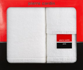 FROTÉ RUČNÍK PIERRE CARDIN EVI SADA 30X50 CM, 50X90 CM, 70X140 CM BÍLÁ