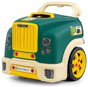 Realistický model přední části auta s otevírací kapotou Milly Mally N-GINE green