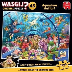 JUMBO Puzzle WASGIJ Original 43: Hrátky v akváriu! / 1000 dílků / od 1
