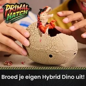 SPIN MASTER Figurka Primal Hatch Hybrid Dinos / vajíčko s DNA skenerem