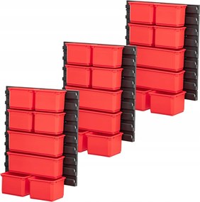 Qbrick System Pro Organizer 300 Sada zásobníků na šroubky nářadí x3