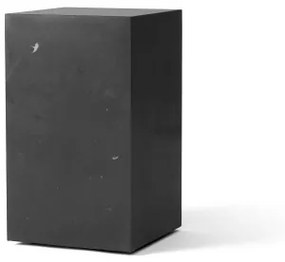 Plinth Tall black marble marquina Audo (MENU)