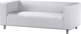 Potah na pohovku IKEA Klippan 2-místná barva šedá látka pletený vzor