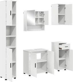 Sada koupelnového nábytku 5 ks Bílá 61 x 35 x 64 cm 3392993