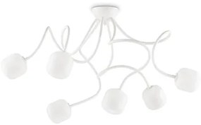 Stropní svítidlo Ideal Lux Octopus PL6 bianco 174921 bílé