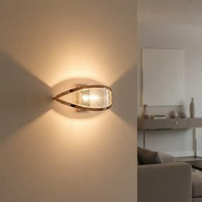 Toolight Nástěnné moderní LED osvětlení G137-W růžová zlatá