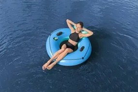 Bestway Nafukovací křeslo na vodu Whitecup - průměr 106cm modrý