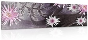 Obraz květiny na nádherném pozadí - 150x50 cm