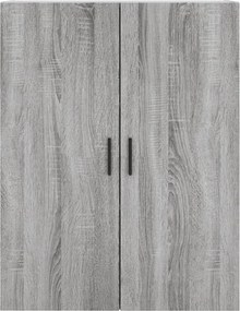 Skříň highboard šedá sonoma 69,5 x 34 x 180 cm kompozitní dřevo 3198167