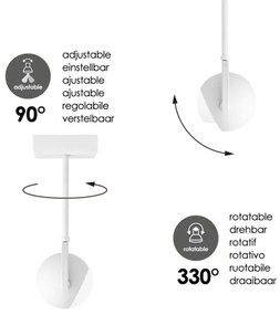 LED Stmívatelné bodové svítidlo NOP 1xGU10/5,8W/230V bílá