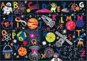 EDUCA Puzzle Vesmírná abeceda / 28 dílků / 68 x 48 cm