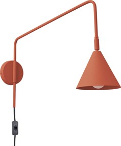 Sollux Lighting Nástěnné svítidlo NOX okrově červené