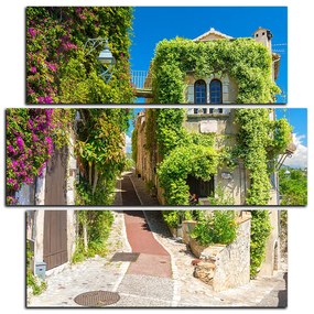 Obraz na plátně - Krásná architektura v Provence - čtverec 3236D (105x105 cm)