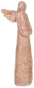 Autronic Anděl z polyresinu, imitace dřeva. ALA1322