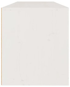 Petromila Nástěnná skříňka bílá 100 x 30 x 35 cm masivní borové dřevo