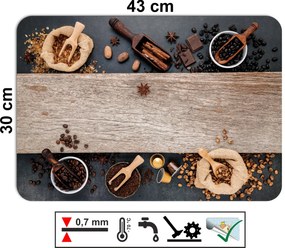 PokojovaDekorace.cz, Prostírání - 455, Kávová zrna, 43x30cm