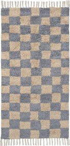Výprodej Ferm Living designové koberce Mara Washable - modrá