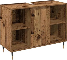 Sada koupelnového nábytku 3 ks Staré dřevo 30 x 30 x 180 cm 3378513