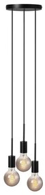 Nordlux - Lustr na lanku PACO 3xE27/25W/230V černá