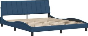 Rám postele bez matrace Hanko modrý 180 x 200 cm textil 3310411