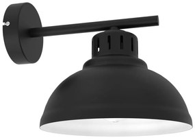 Nástěnná lampa SVEN 1xE27/15W/230V černá