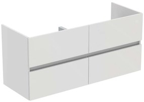 Ideal Standard Eurovit+ - Umyvadlová skříňka, 55x120x44 cm, 4 zásuvky, lesklá bílá R0267WG