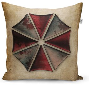 Sablio Polštář Resident Evil Umbrella Corporation Vintage - 60x60 cm