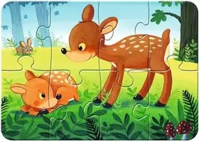 Ravensburger Moje první Lesní zvířata / 2+4+6+8 dílků / od 2 let